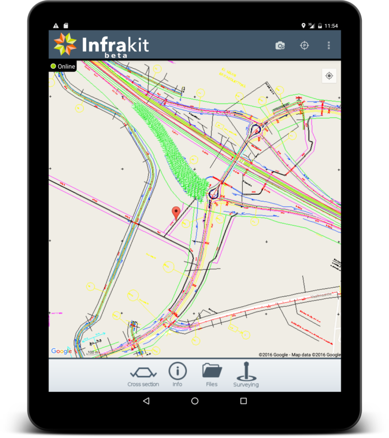 Infrakit Android App in Use on Infra-Construction Sites | INFRAKIT